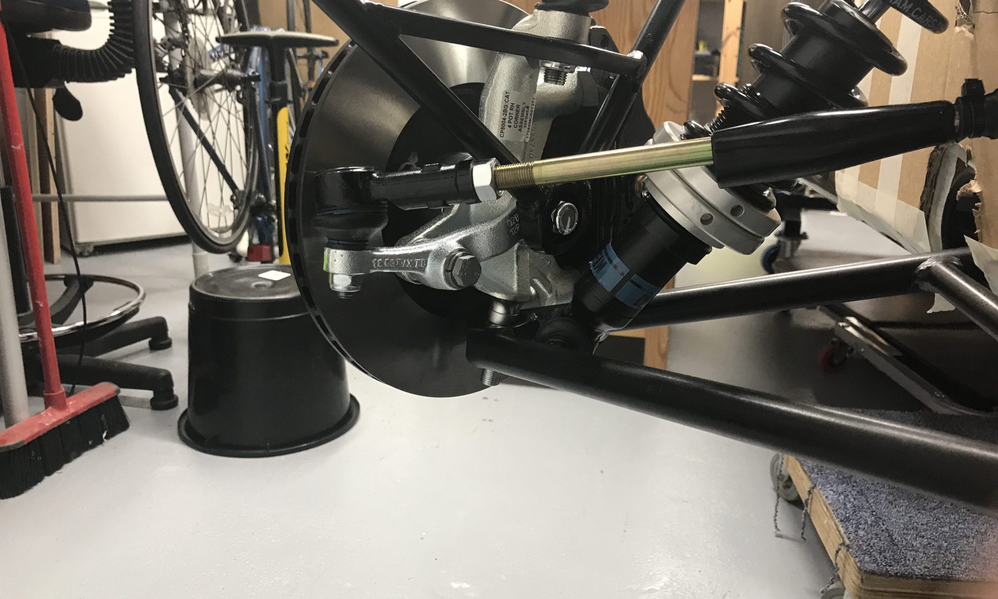 Build Session 7 : Front Dampers and Suspension Uprights | PurpleMeanie